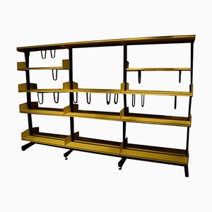 Portamate 6 Shelf Wood Rack: Magnetic Modular Shelving